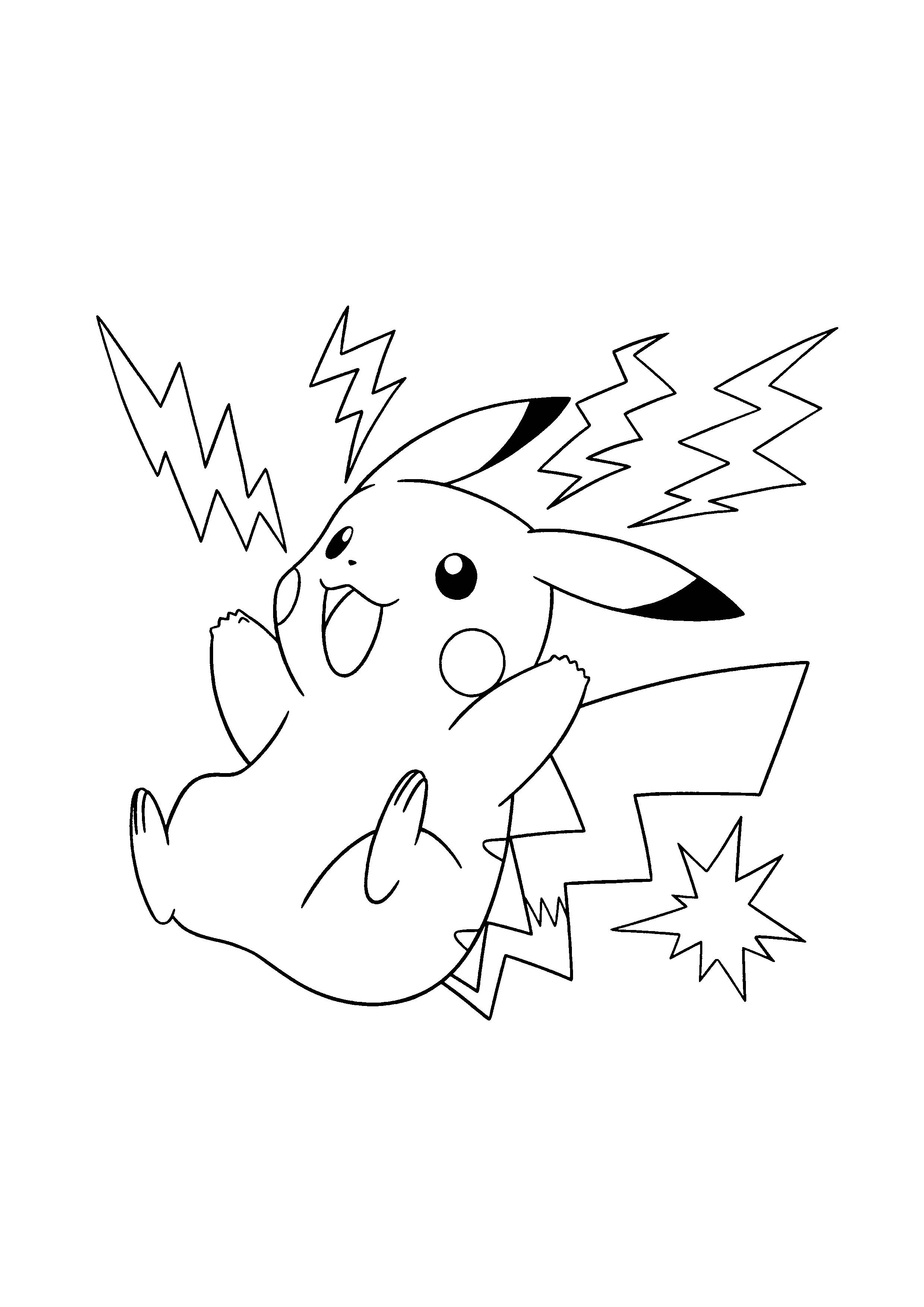 Coloriage Pikachu A Imprimer – Dessin À Imprimer Pikachu Gratuit – WIYOI