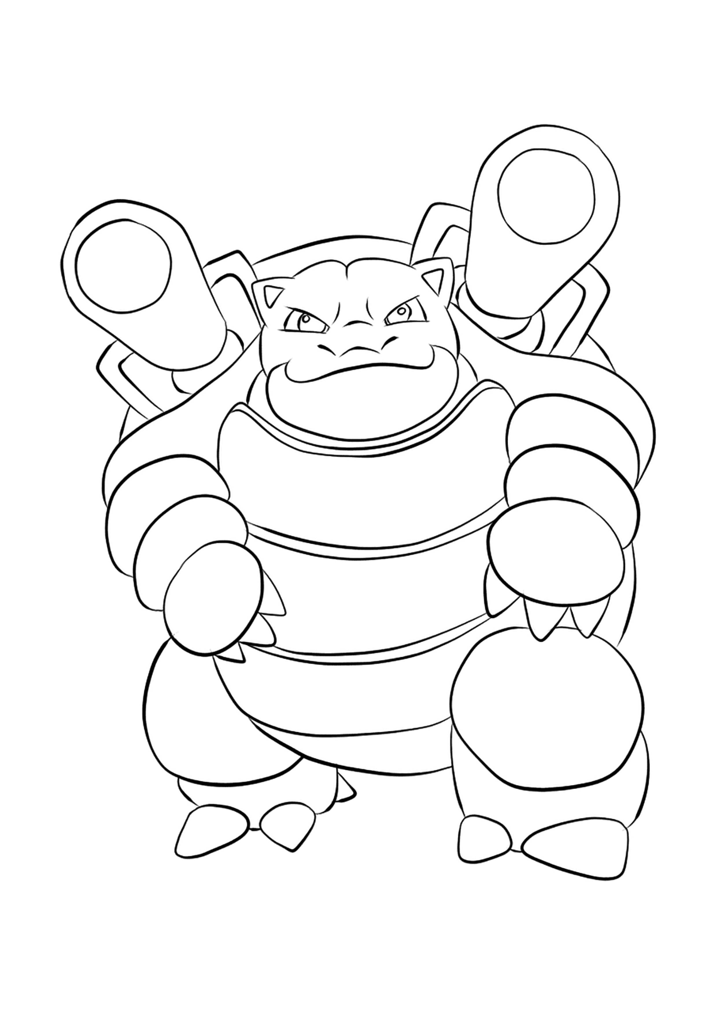 Coloriage Tortank à IMPRIMER - Coloriez les tous